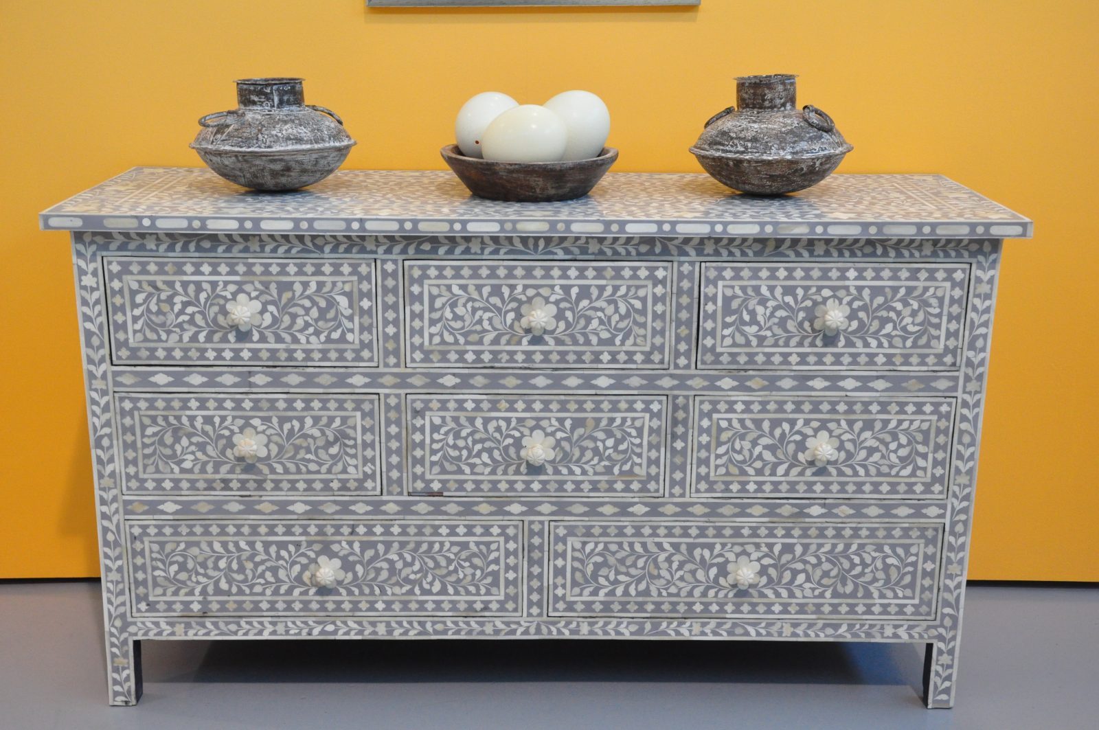 Bone Inlay Chest of Drawers - Chisel and Log