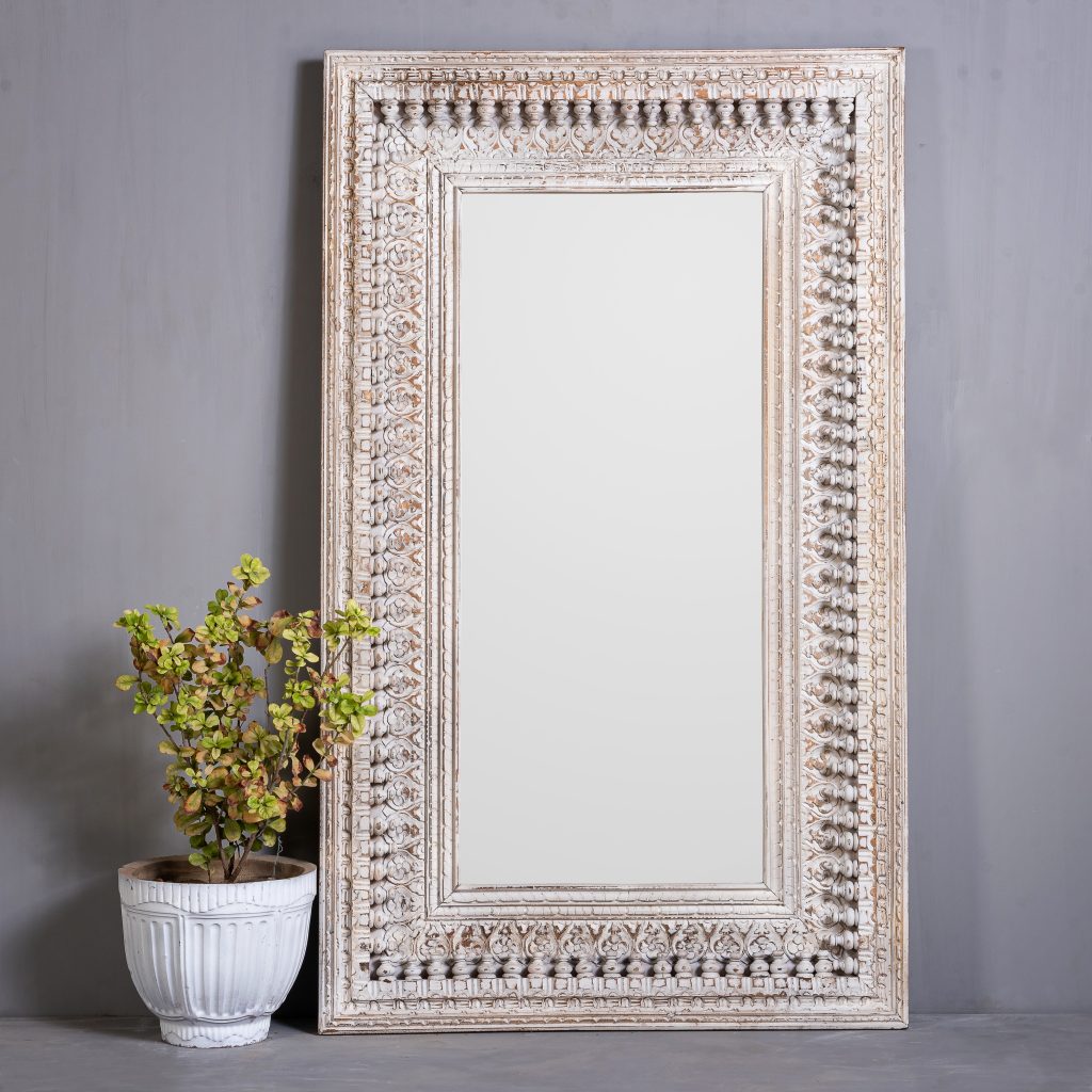 FLOOR MIRROR || DOOR FRAME MIRROR || CARVED PANEL MIRROR