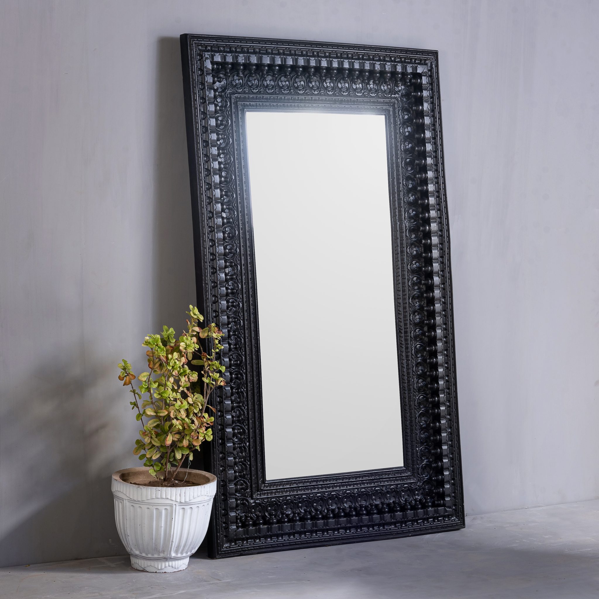FLOOR MIRROR || DOOR FRAME MIRROR || CARVED PANEL MIRROR