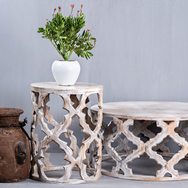ROUND COFFEE TABLE - Chisel and Log