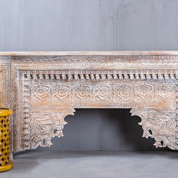 VINTAGE INDIAN CONSOLE - Chisel and Log