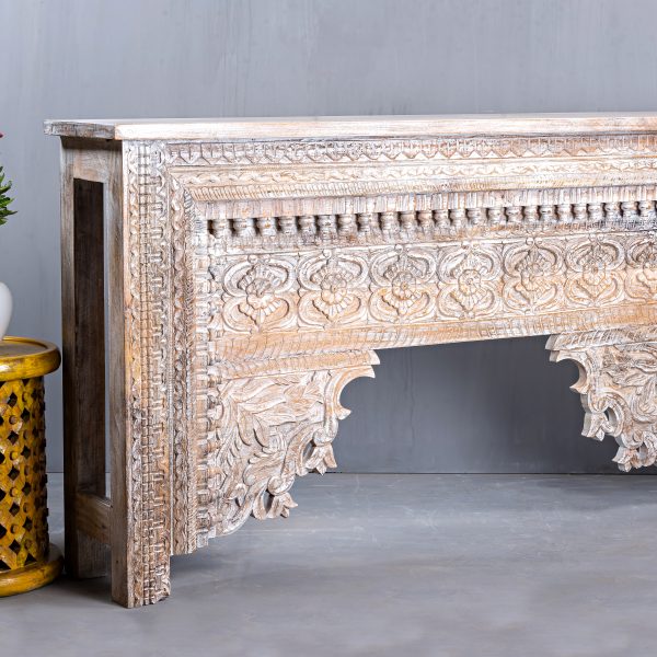 VINTAGE INDIAN CONSOLE - Chisel and Log