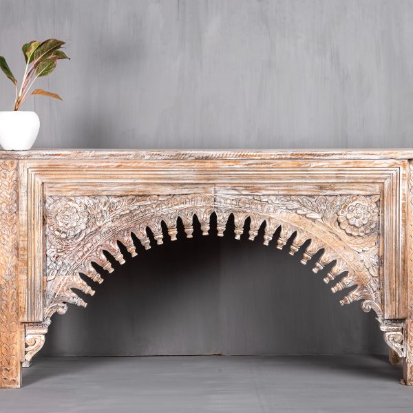 VINTAGE INDIAN CONSOLE - Chisel and Log