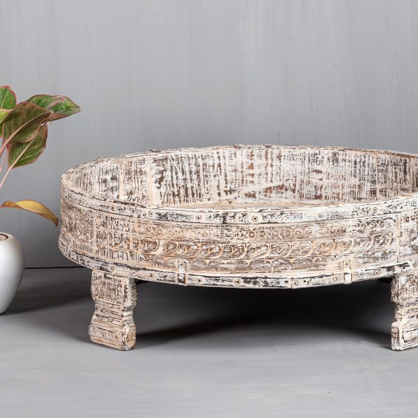 VINTAGE GRINDER TABLE - Chisel and Log