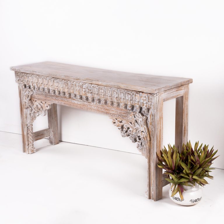 Carved Indian Console - Chisel and Log