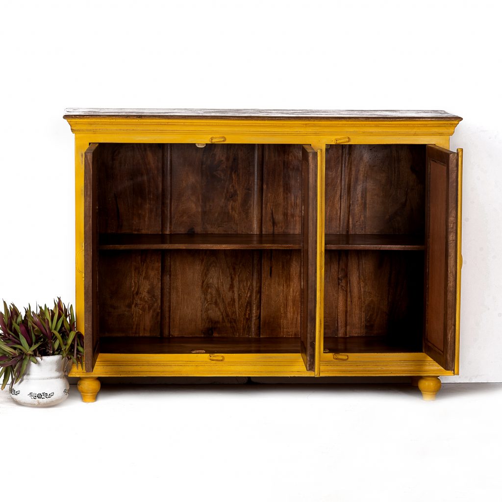 Yellow Sideboard - Chisel and Log