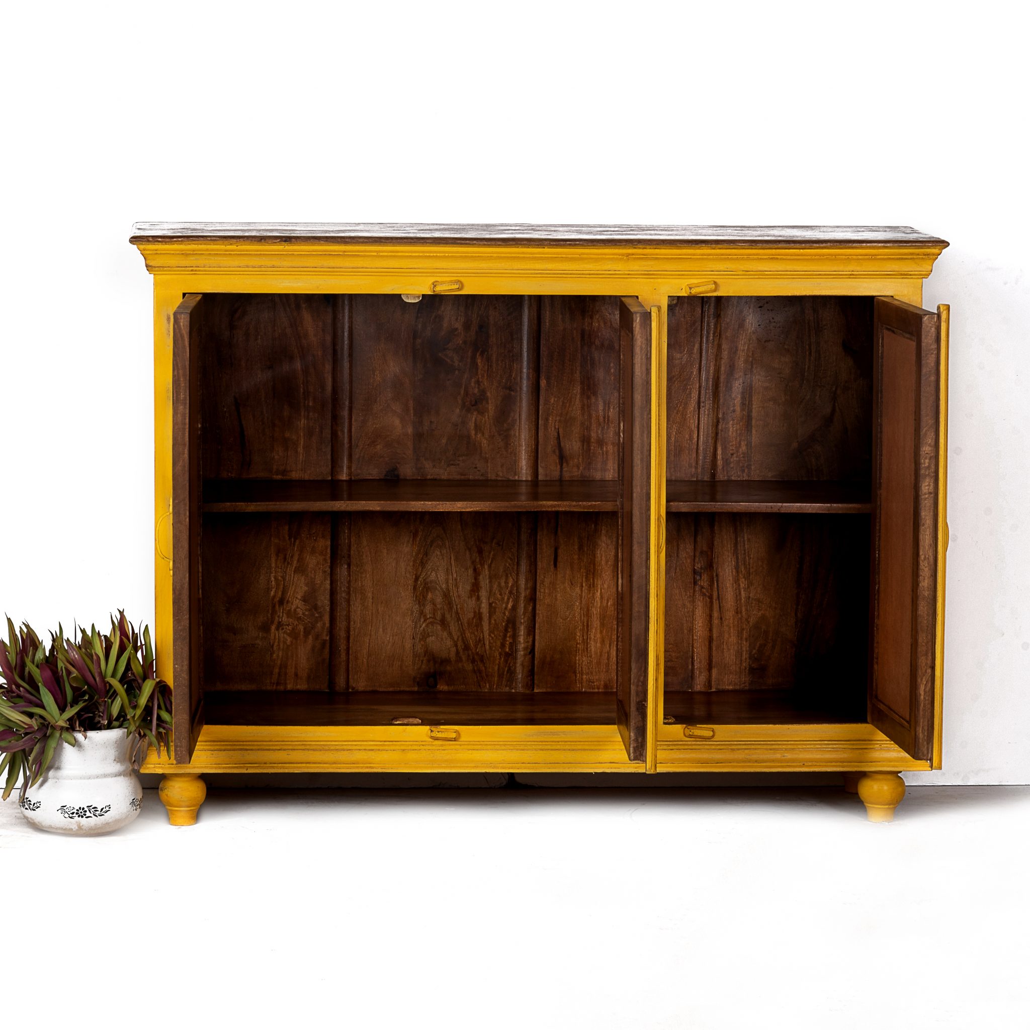 Yellow Sideboard - Chisel and Log