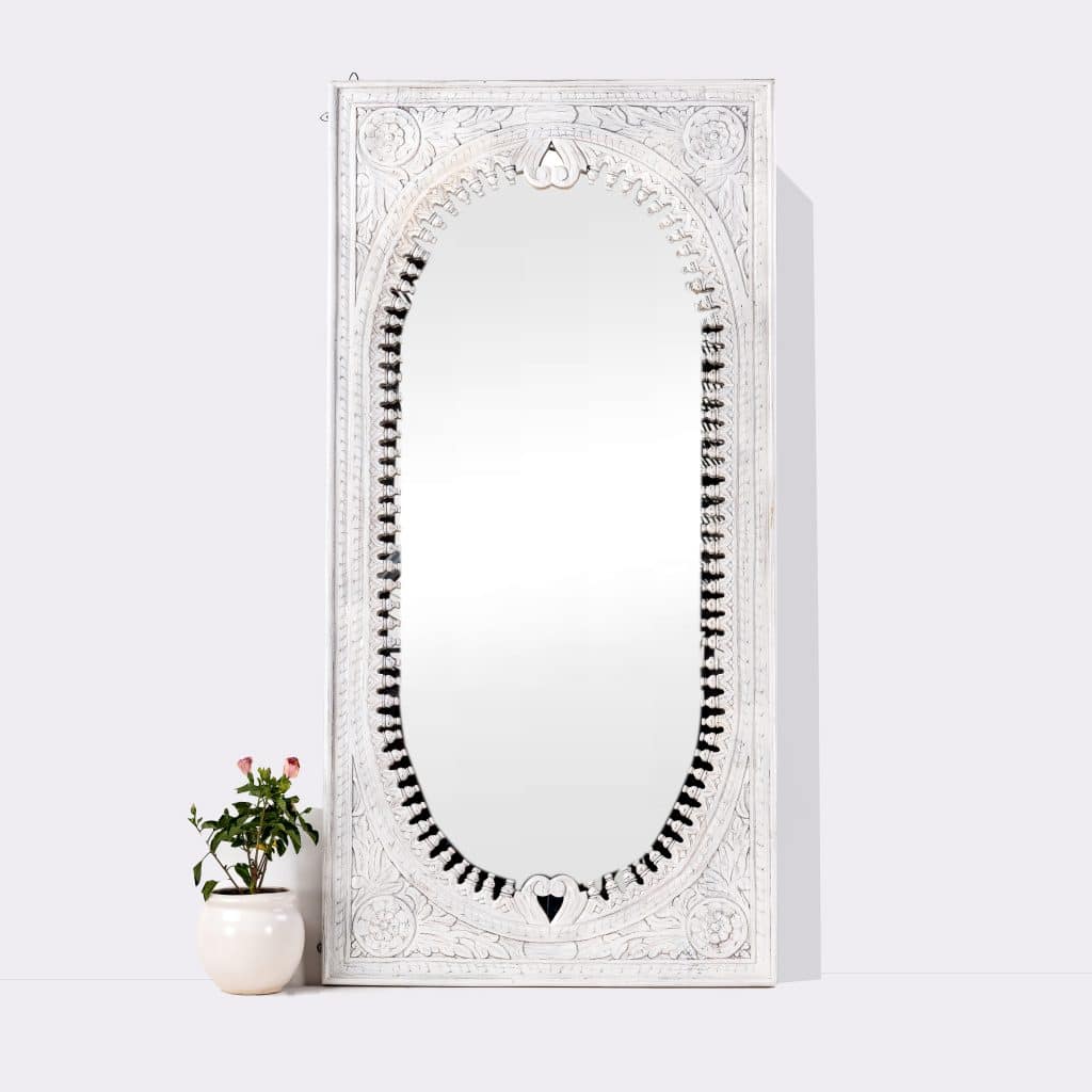 FLOOR MIRROR || DOOR FRAME MIRROR || CARVED PANEL MIRROR