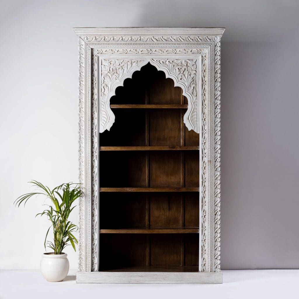 VINTAGE TRIPLE ARCH BOOKCASE - Chisel and Log